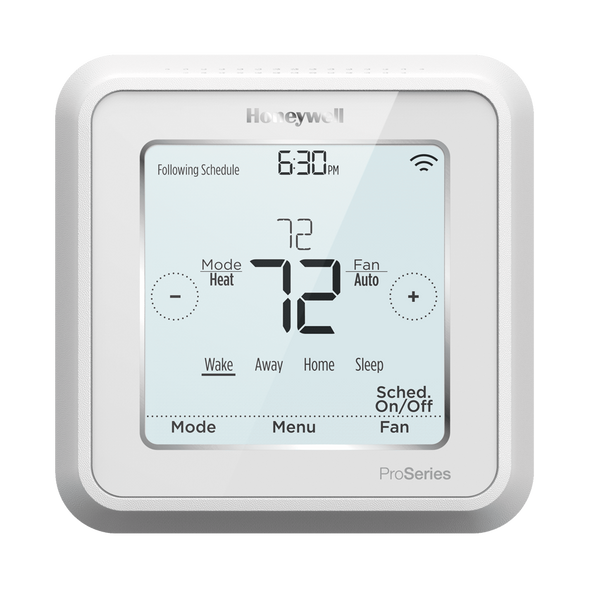 Honeywell PRO TH6320WF2003 Lyric T6 Wi-Fi Programmable Thermostat ...